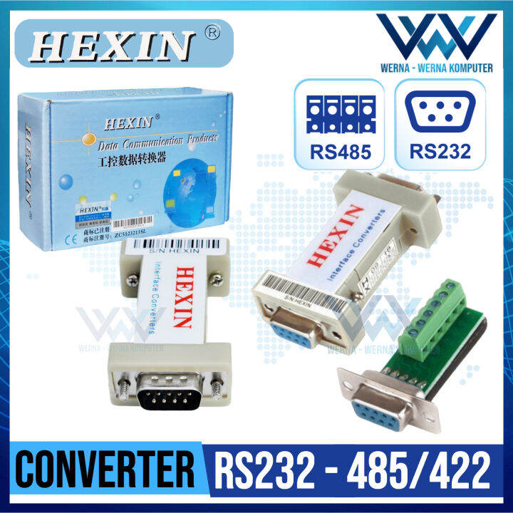 HEXIN Converter RS232 to RS485 / 422 Adapter 6 pin serial DB9 HXSP ...