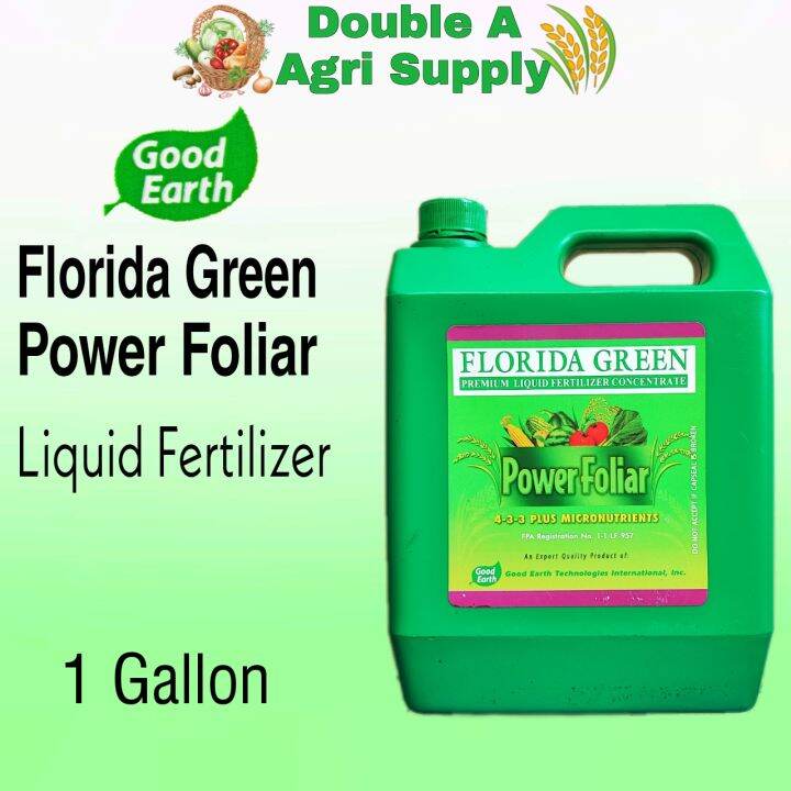 Florida Green Power Foliar Organic Liquid Fertilizer 1 Gallon | Lazada PH