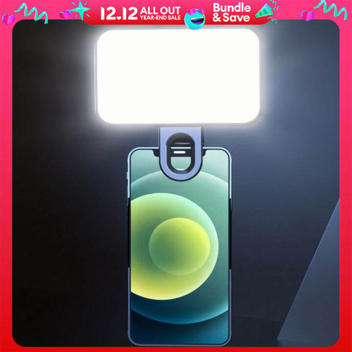 Portable Mini Selfie Fill Light Rechargeable 3 Modes Adjustable ...
