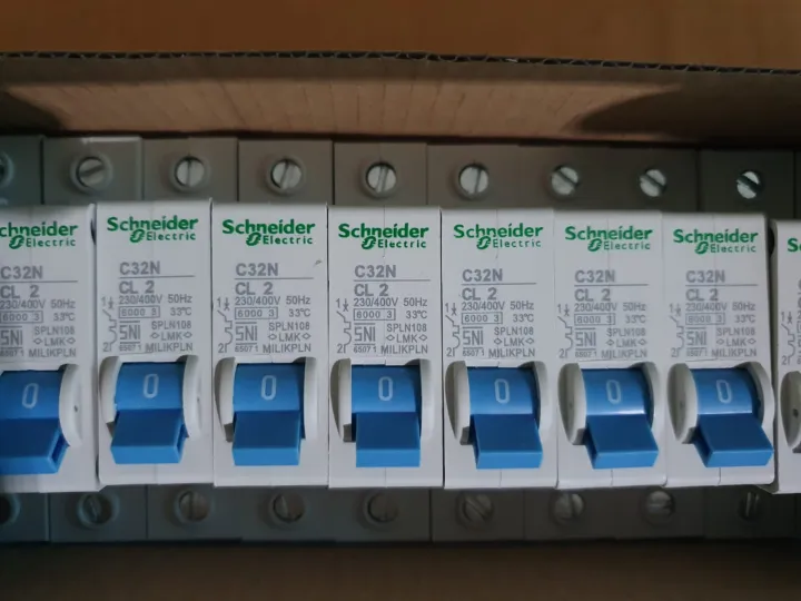 MCB SCHNEIDER BIRU 2A,4A,6A,10A,16A,20A,25A,32A,35A | Lazada Indonesia