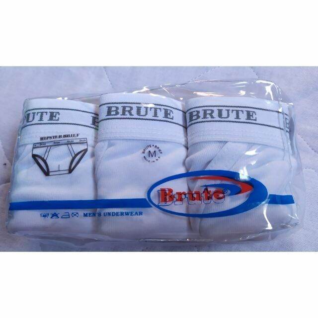 BRUTE WHITE BRIEF FOR ADULT | Lazada PH