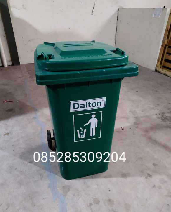 Tempat Sampah Plastik HDPE Dalton 240 Liter Roda | Lazada Indonesia