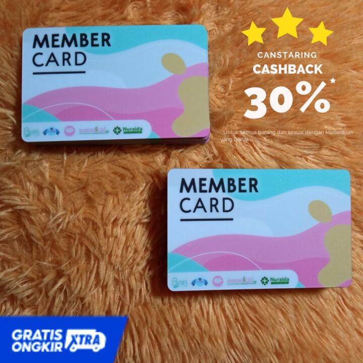 Cetak Id Card PVC 2 Sisi Costum / Member Card Kartu Pelajar | Lazada ...
