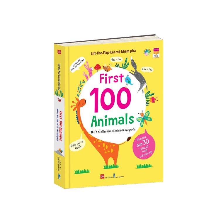 Sách-Lật Mở Khám Phá: First 100 Animals - 100 Từ Đầu Tiên Về Các Loài ...