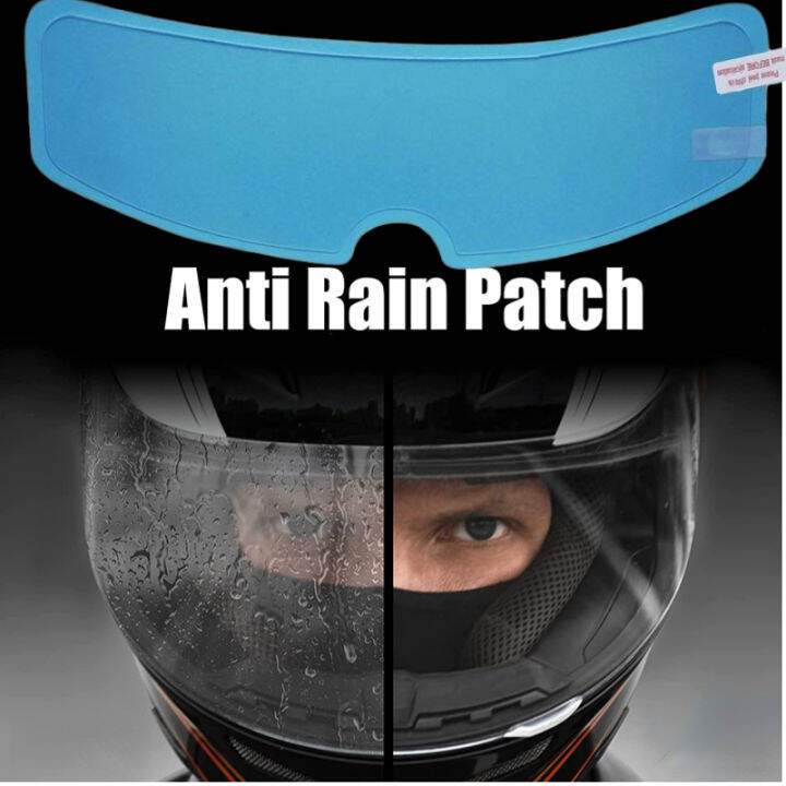 Universal Rain Proof Film for Motorcycle Helmet Anti Rain Shield Film ...