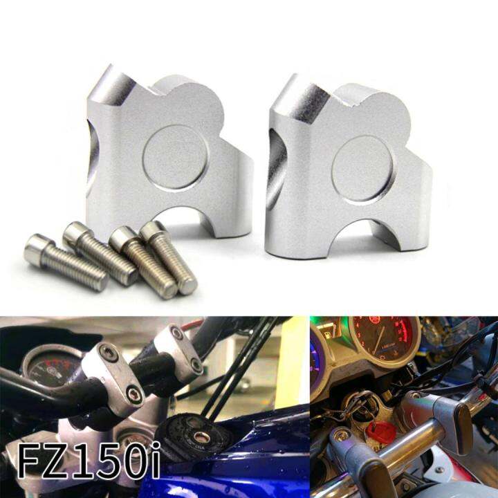 Universal Motorcycle 22mm Handle Bar Riser Handlebar Heightened Clamp ...