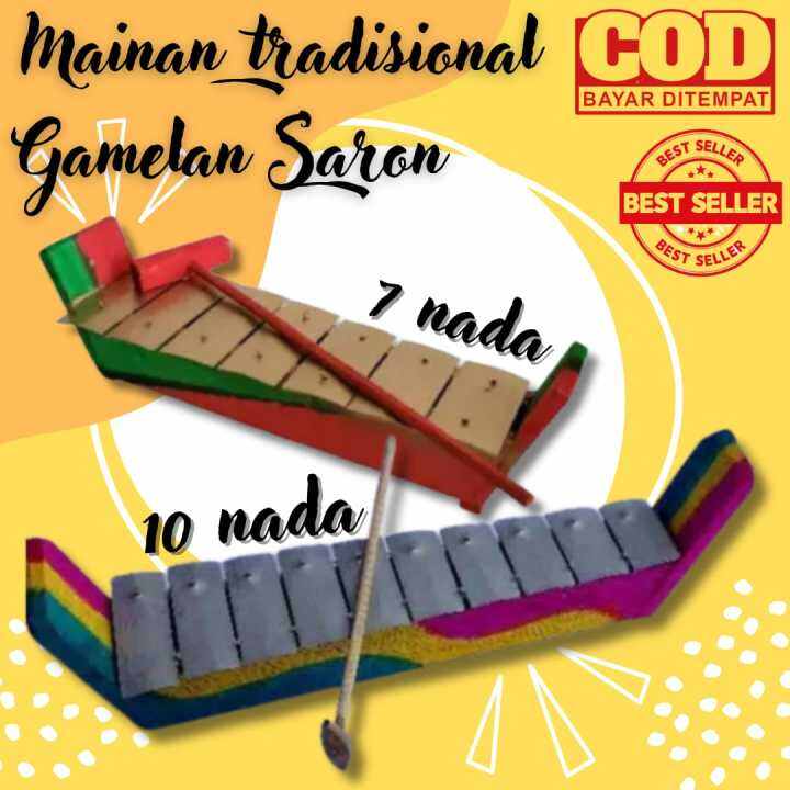 Mainan tradisional anak gamelan gambang saron jaranan kuda lumping ...