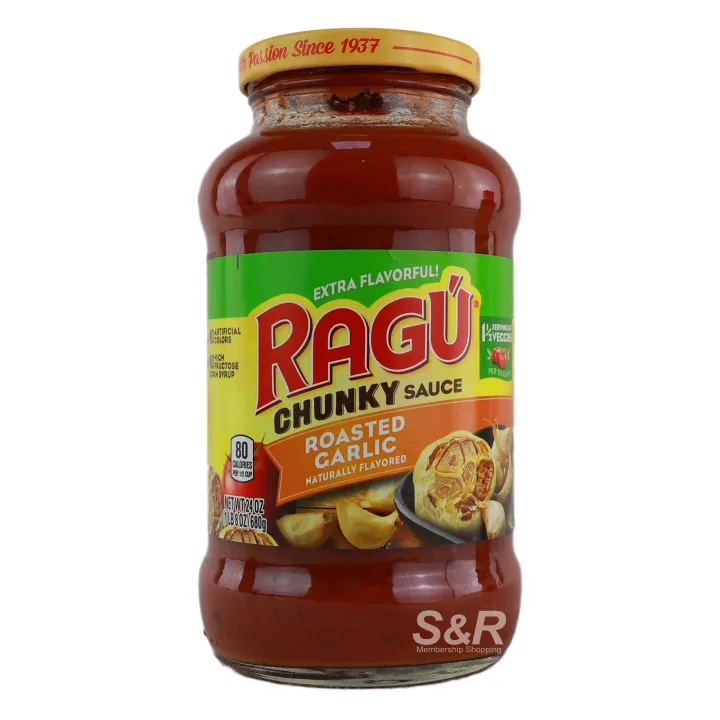 Ragu Chunky Sauce Roasted Garlic 680g | Lazada PH