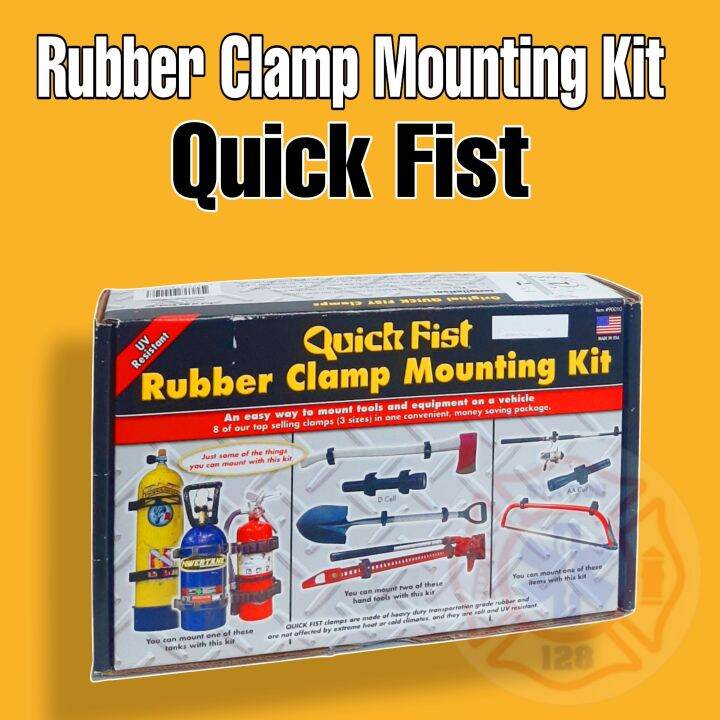Quick Fist Rubber Clamp Mounting Kit 8Pcs | Lazada PH