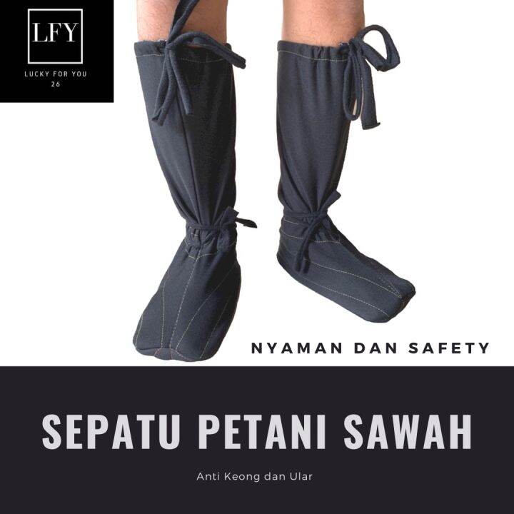 Sepatu Petani Sawah Anti Keong dan Ular | Lazada Indonesia