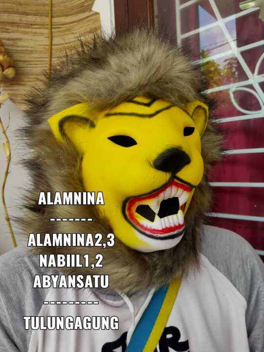 topeng harimau | Lazada Indonesia