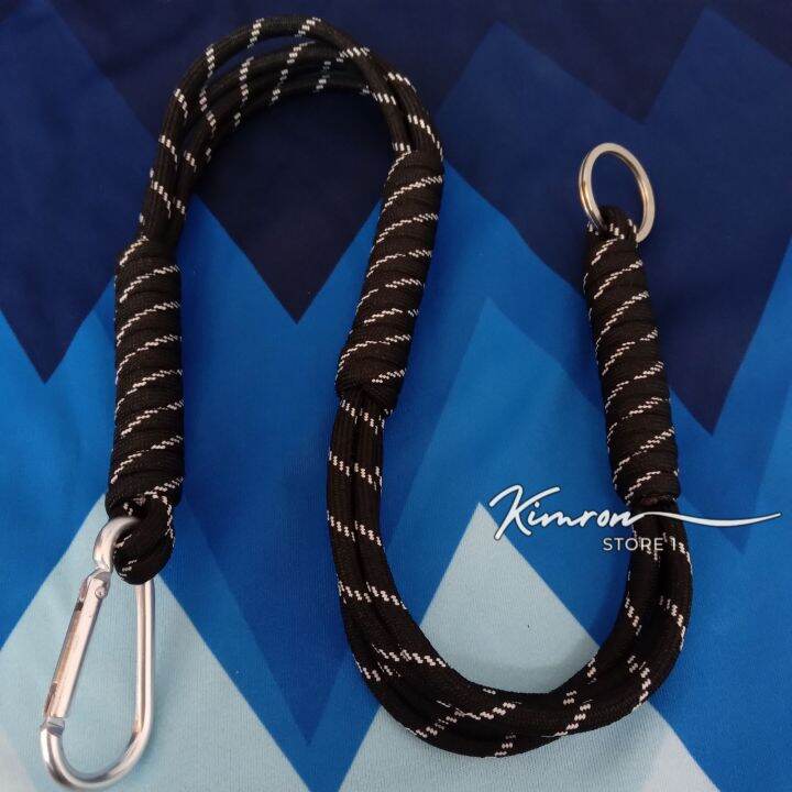 Tali Dompet Pria Keren Paracord Pengaman Dompet Rantai Dompet Black ...