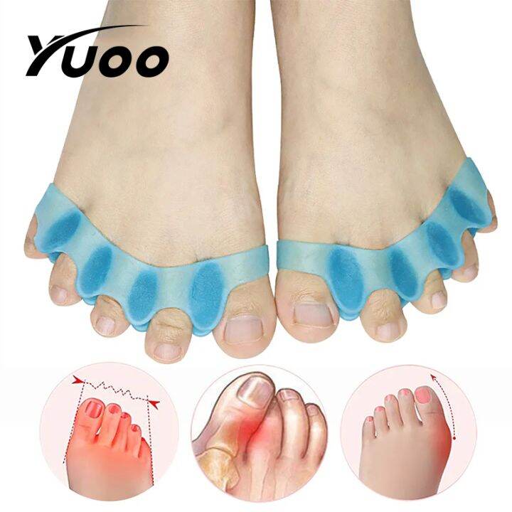Yuoo 1 Cặp dụng cụ tách ngón chân bảo vệ vật liệu chỉnh hình ngón chân ...