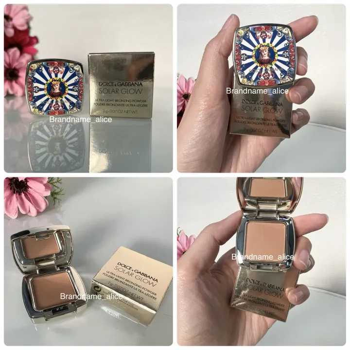 แท้💯 Dolce & Gabbana Solar Glow Ultra-Light Bronzing Powder มินิ2g สี30 ...
