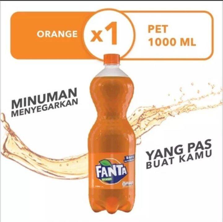 Fanta Orange 1 Liter | Lazada Indonesia