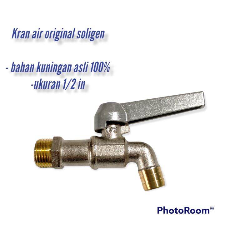 kran air soligen kuningan asli A08 nekel - kran full kuningan - kran ...