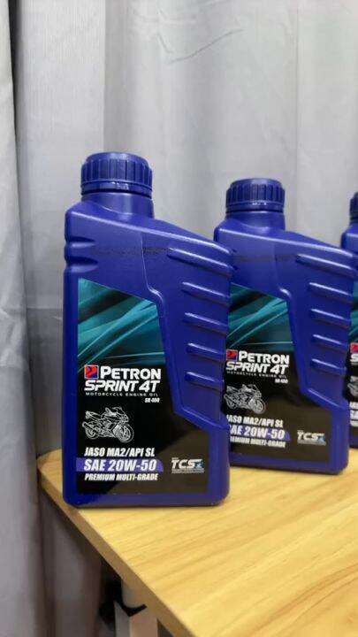PETRON SPRINT 4T SR450 PREMIUM MULTIGRADE MOTORCYCLE OIL SAE 20W50 (1L ...