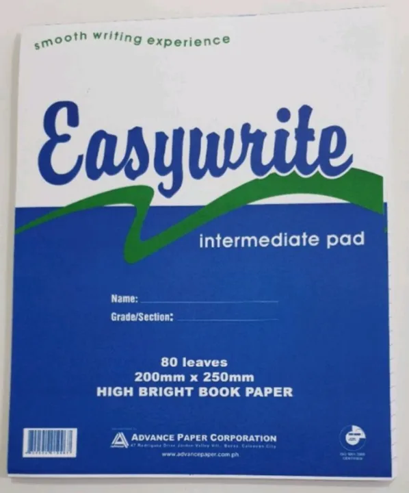 Easywrite Intermediate Long Pad 80 Leaves | Lazada PH