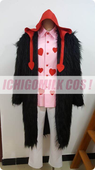 One Piece Corazon Cosplay Costume Halloween Stage Performance Wear ...