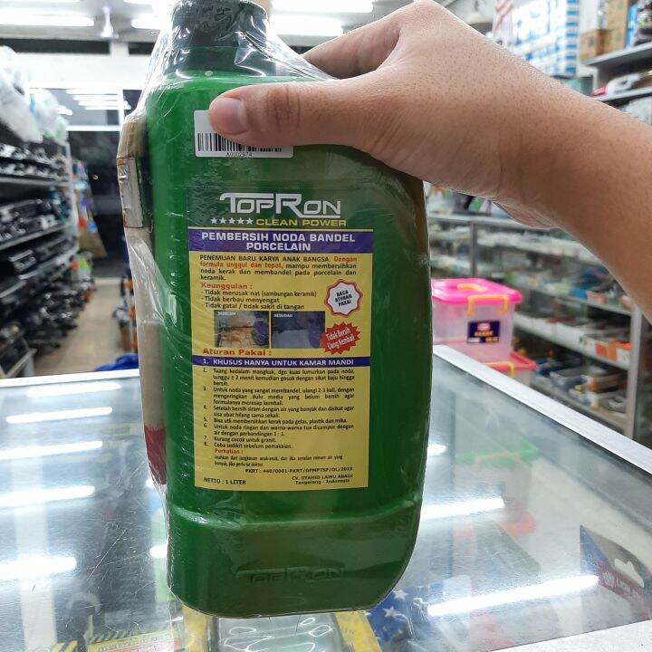 Topron Pembersih Keramik Kamar Mandi Noda Bandel Porcelain Ampuh 1L ...