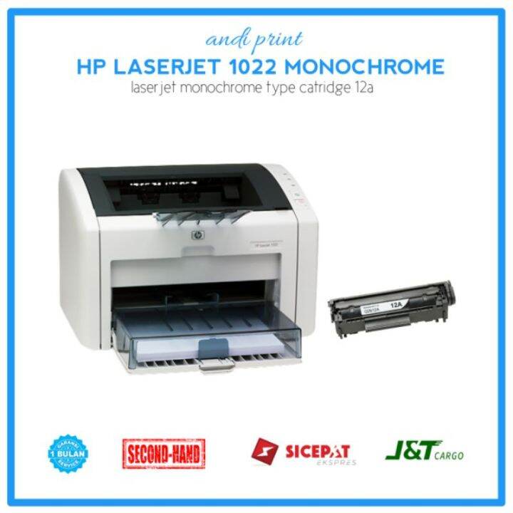 Printer Hp Laserjet 1022 Hitam Putih | Lazada Indonesia