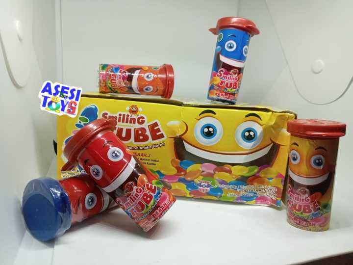 permen Warung Anak rasa coklat Caca smiling tube 20pcs | Lazada Indonesia