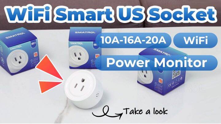SMATRUL WiFi Smart Socket Original Wifi Smart Plug outlet with Timer ... SMATRUL WiFi Smart Socket Original Wifi Smart Plug outlet with Timer ...
