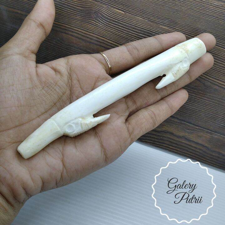 pipa once tulang kerbau ukir bambu petuk/pring petuk P123 | Lazada Indonesia
