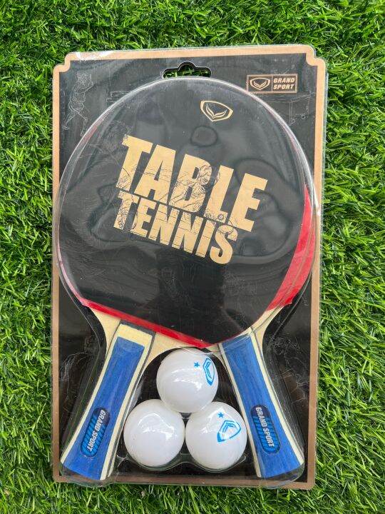 ไม้เทเบิบเทนนิส ไม้ปิงปอง แพ็คคู่ Grand Sport รุ่น Hitter #378264 พร้อม ...