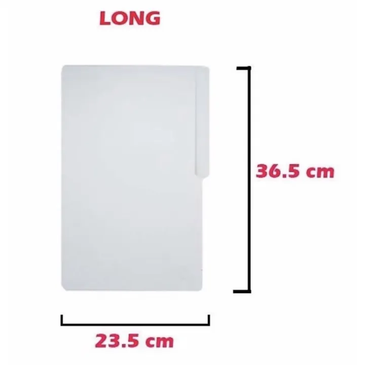 Long white folder 12pcs | Lazada PH