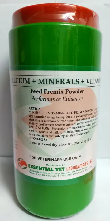CALCIUM+MINERALS+VITAMINS FEED (PERFORMANCE ENHANCER) 1 KILOGRAM ...