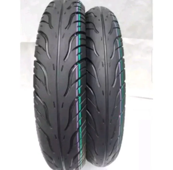 SEPASANG BAN SEKEN TUBLES UNTUK MOTOR MATIK PARIO BIT UK 80/90 DAN 90/ ...