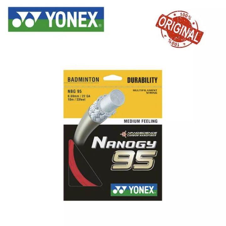 [ORIGINAL]YONEX BADMINTON STRING NANOGY 95 | Lazada