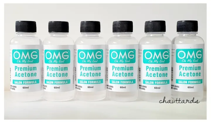 OMG PREMIUM ACETONE 60ML | Lazada PH