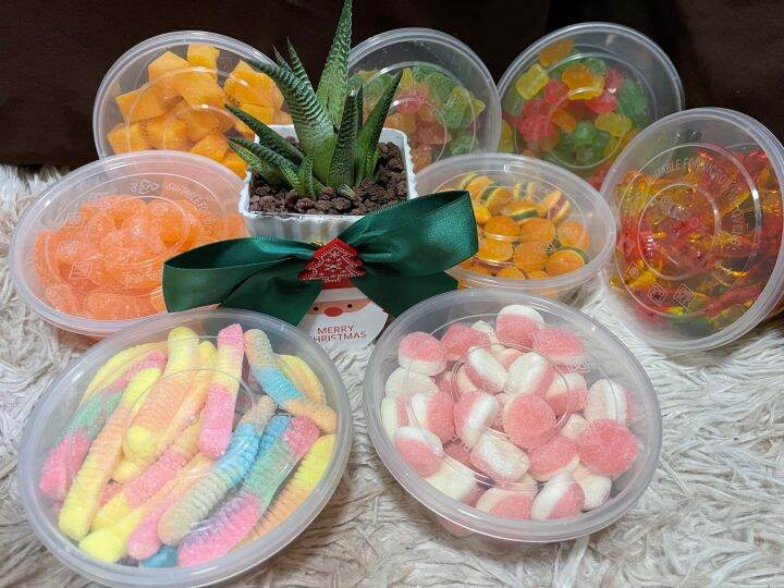 Gummy Egg Gummy Burger Gummy Potchi caterpillar mango cubes Jelly Bear ...