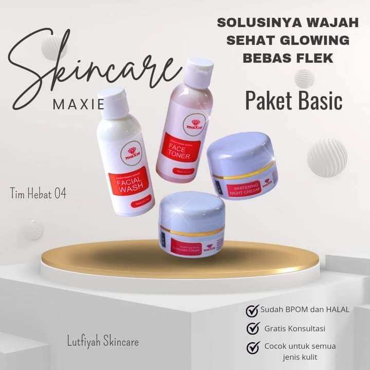 1 paket isi 4 pis maxie skincare 100% ori langsung ladi distrubutor resmi | Lazada Indonesia