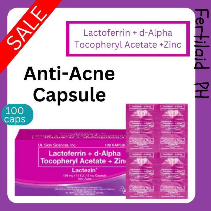 Lactezin Anti-Acne Capsules | Lazada PH