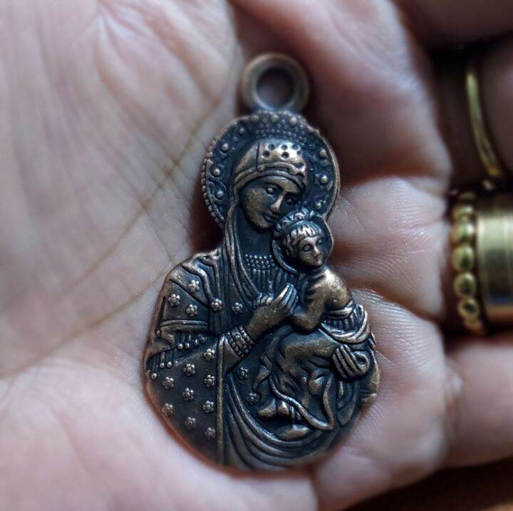 Our Mother of Perpetual Help / Ina ng Saklolo necklace pendant | Lazada PH