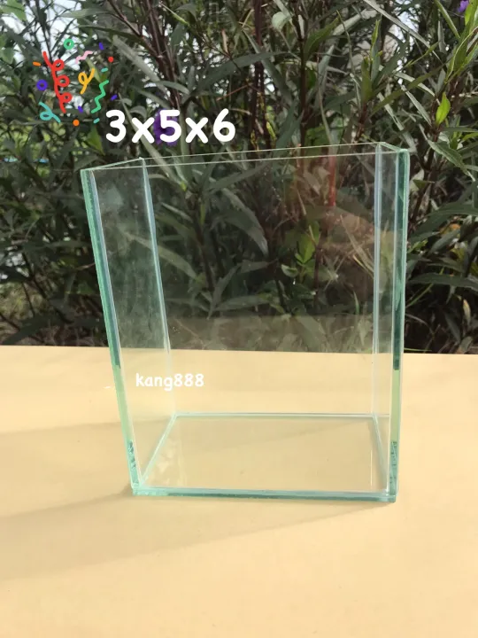 🔥🔥โหลปลากัดขนาด 3x5x6 นิ้ว กระจกหนา 3 มิล มีทั้งกาวใส-กาวดำ | Lazada.co.th