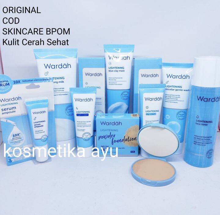 Wardah Lightening Series Lengkap/ Wardah Paket Skincare/ Wardah Original | Lazada Indonesia