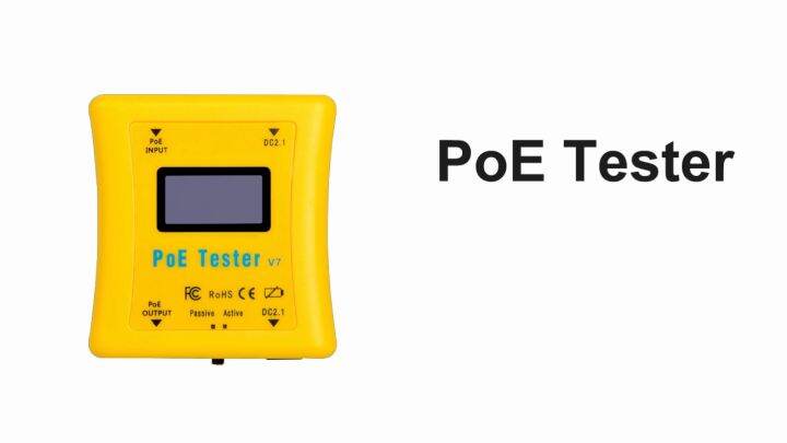 Portable POE Tester Quickly Identify POE with RJ-45 POE Tester PoE ...