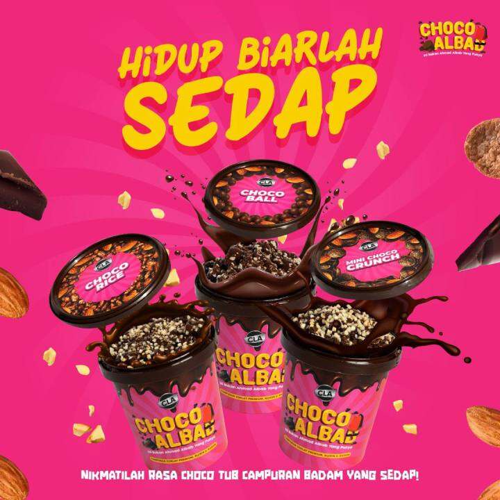 Choco Albab Mix Flavour Choco Dorayaki,Choco Rice,Mini Choco Crunch dan ...