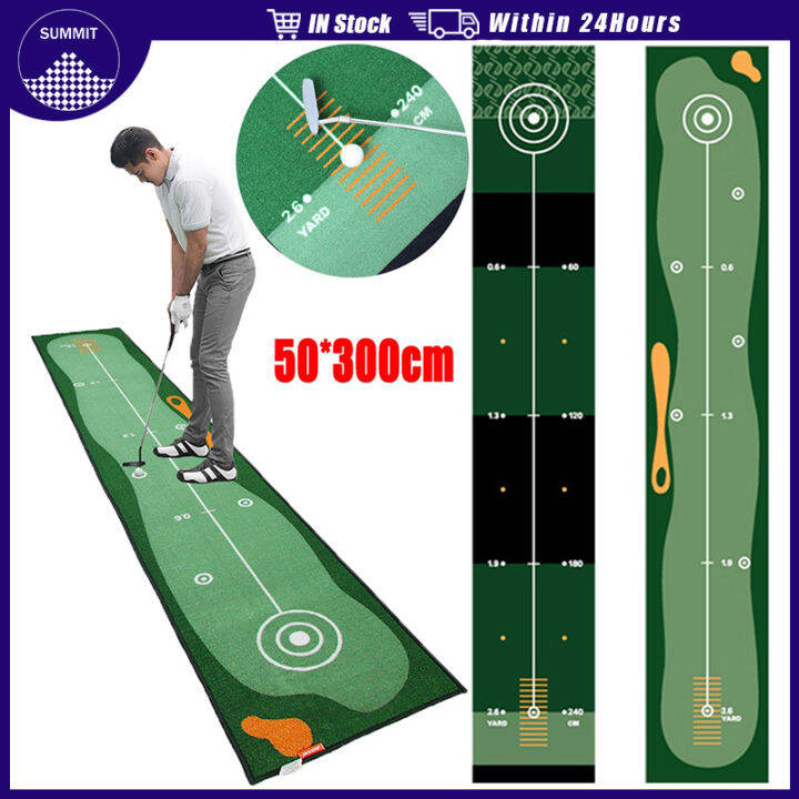 Portable 3M Golf Putter Practice Mat Non-skid Putting Trainer Grass Mat ...
