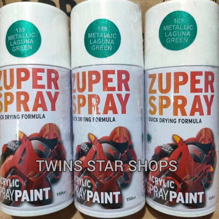 Pilox Pilok Cat Semprot Zuper Warna Metalic Laguna Green 189 Hijau Tua ...