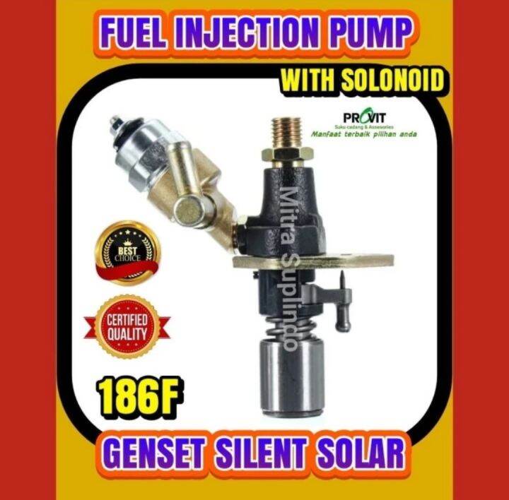 186FA Fuel injection pump with solonoid genset solar | Lazada Indonesia