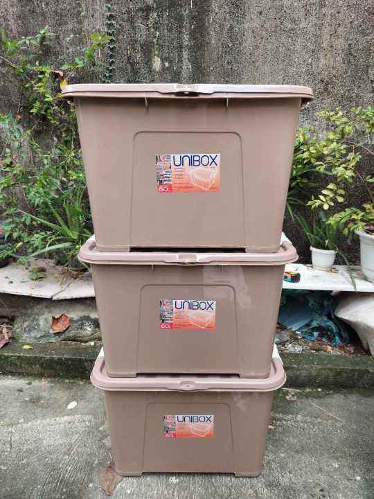 Storage box 80L with wheels | Lazada PH