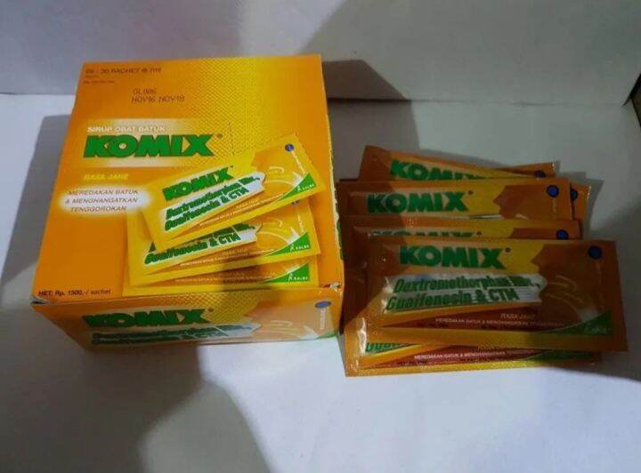 OBH Komix 1 Box isi 30 sachet | Lazada Indonesia