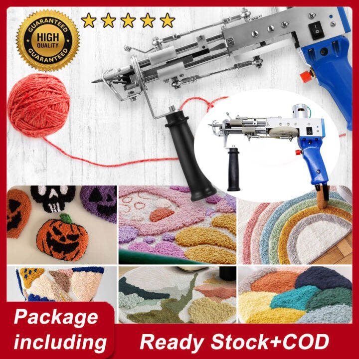 Cut Pile Rug Tufting G-un Electric Carpet Weaving Machine Cut Pile ...