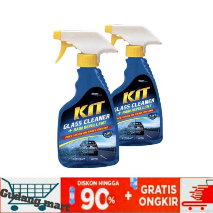 Pembersih kaca Mobil KIT Glass Cleaner + Rain Repellent Pump [500ml ...