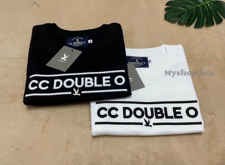 มใหม่ของ!!!ขายดี เสื้อยืดcc double o ปักกลางอก ปักแขน | Lazada.co.th